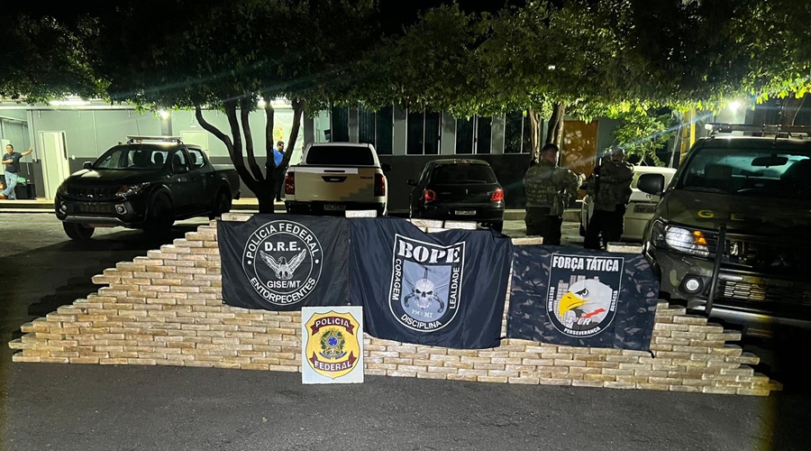 Ação conjunta apreende 455 tabletes de pasta base de cocaína; droga ...